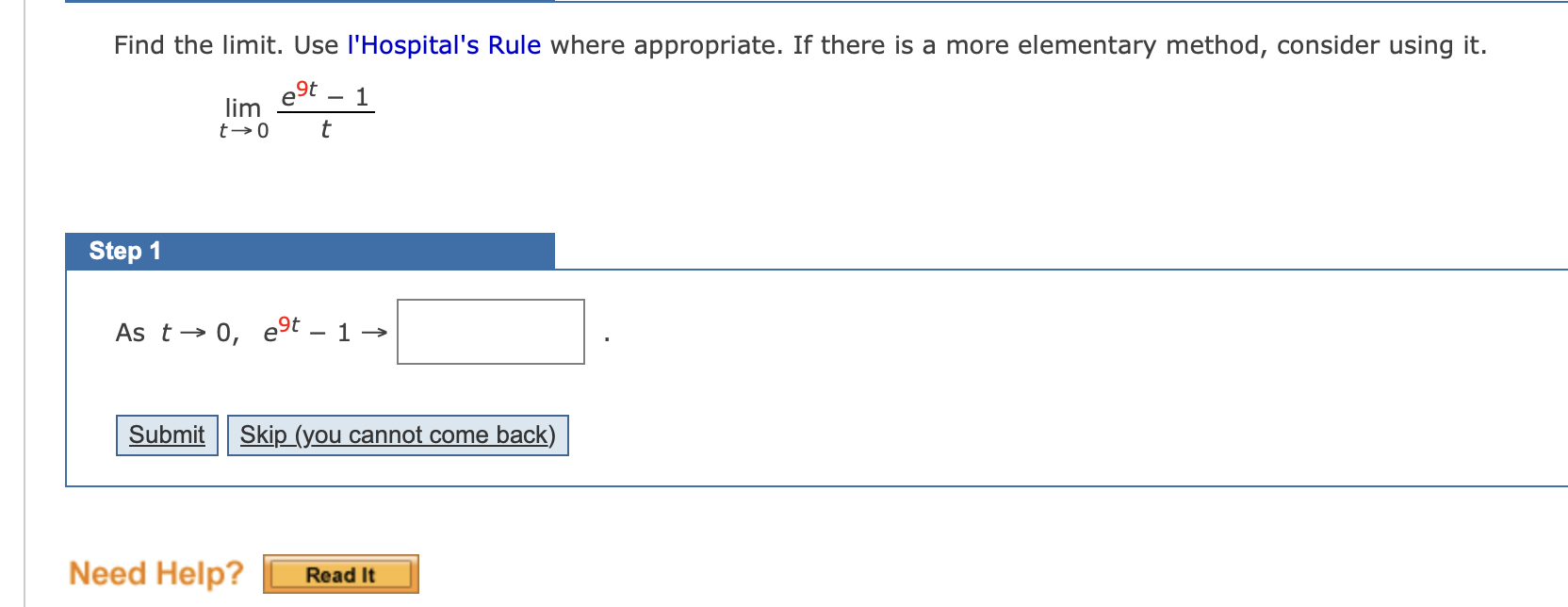 Solved Find the limit. ﻿Use l'Hospital's Rule where | Chegg.com