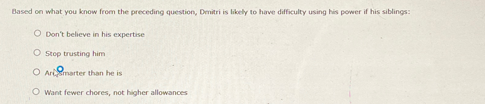 Solved Based on what you know from the preceding question, | Chegg.com