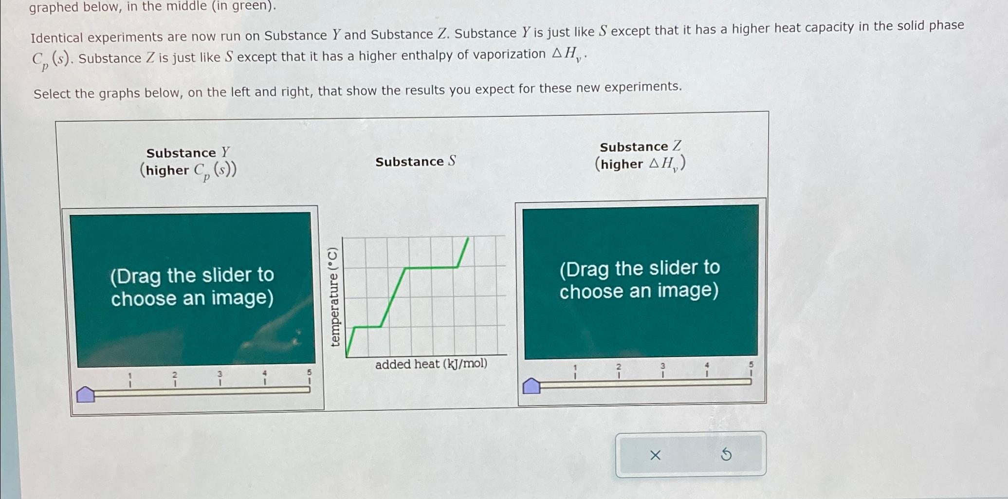 Solved graphed below, in the middle (in green).\\nIdentical | Chegg.com