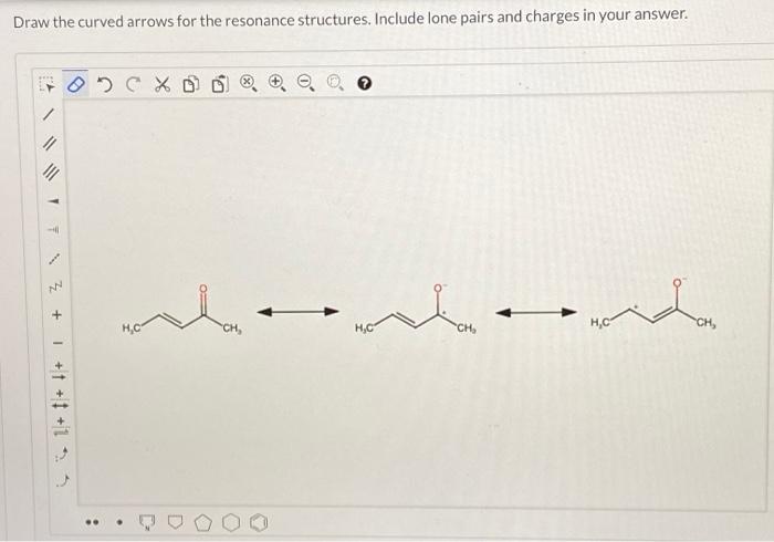Solved Draw the curved arrows for the resonance structures. | Chegg.com