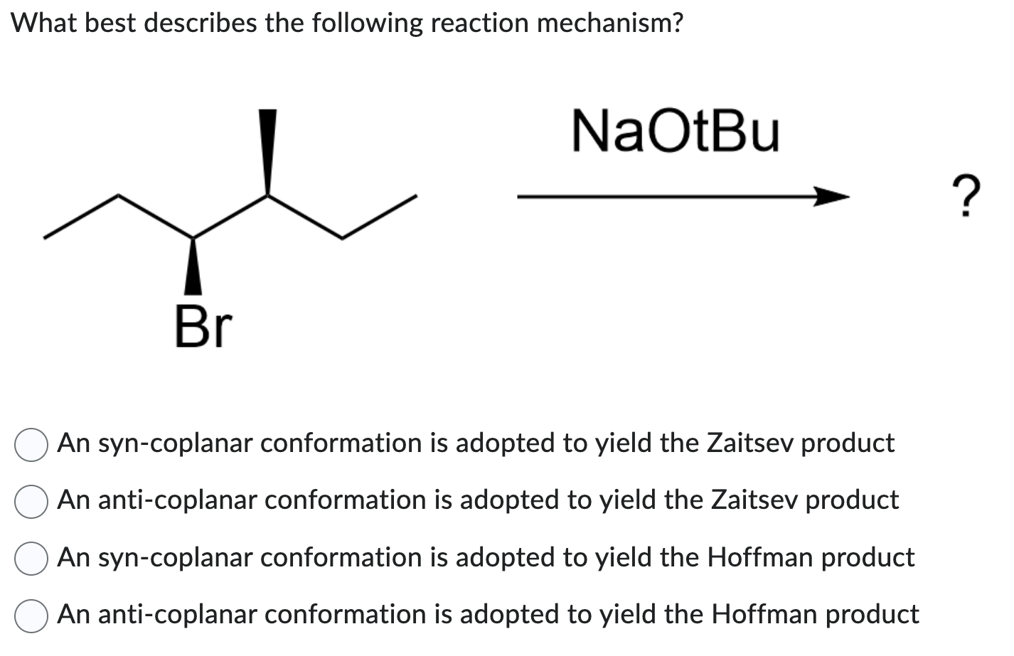 Solved What best describes the following reaction | Chegg.com