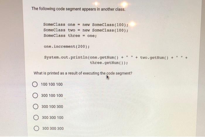 Solved Consider The Following Class Declaration Public Class