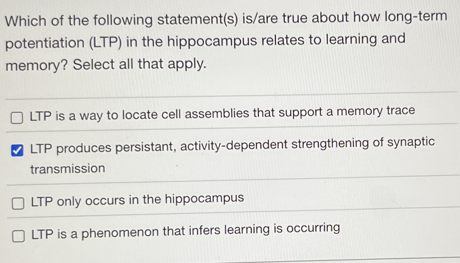Solved Which of the following statement(s) ﻿is/are true | Chegg.com