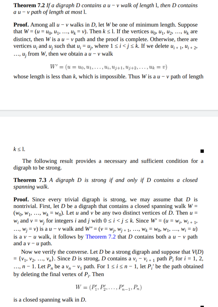 Solved (graph theory) Make the diagram of the proof of | Chegg.com