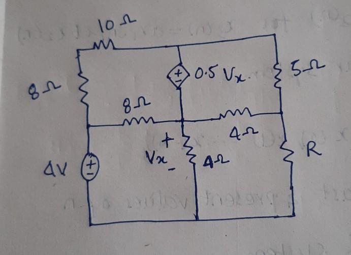 Solved Find Value Of R , and Max Power delivered to R | Chegg.com
