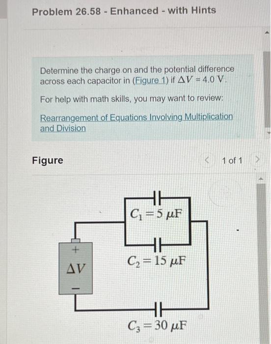 Solved Problem 26.58 - Enhanced - with Hints Determine the | Chegg.com