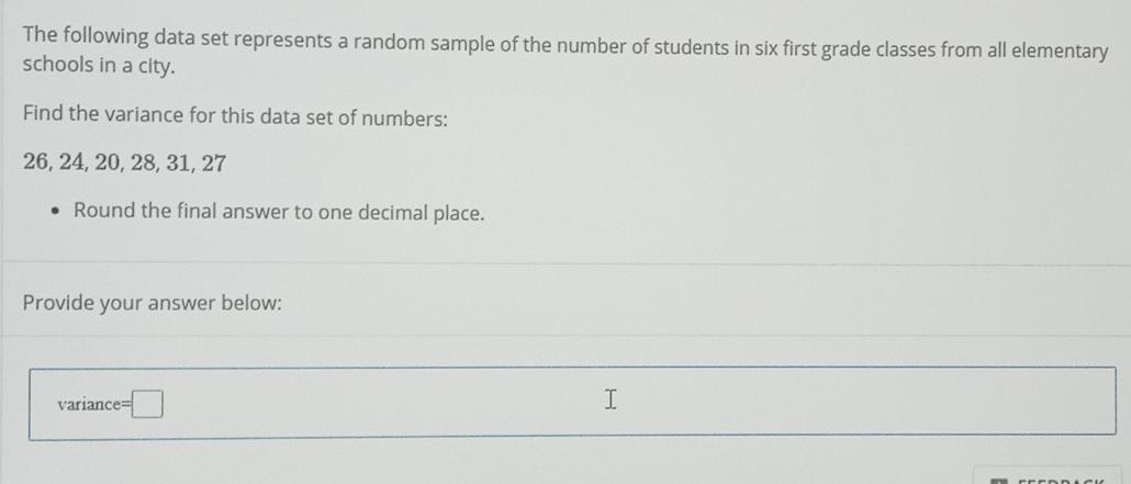 Solved The following data set represents a random sample of | Chegg.com