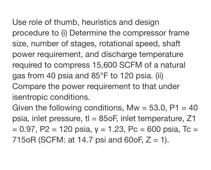 Solved a Use role of thumb, heuristics and design procedure | Chegg.com