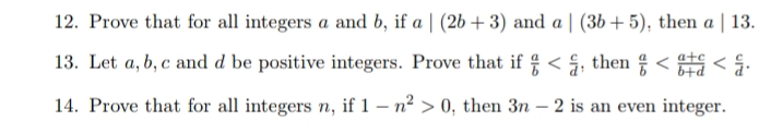 Solved Prove that for all integers a and b, ﻿if a|(2b+3)|| | Chegg.com