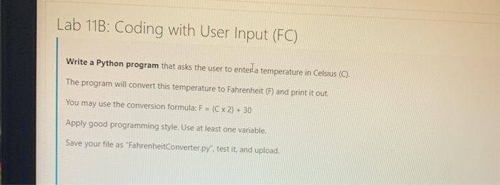 Solved Lab 10A: Math Expressions and Variables in Python 1. | Chegg.com