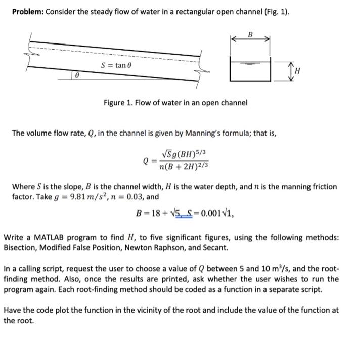 Solved Problem: Consider the steady flow of water in a | Chegg.com