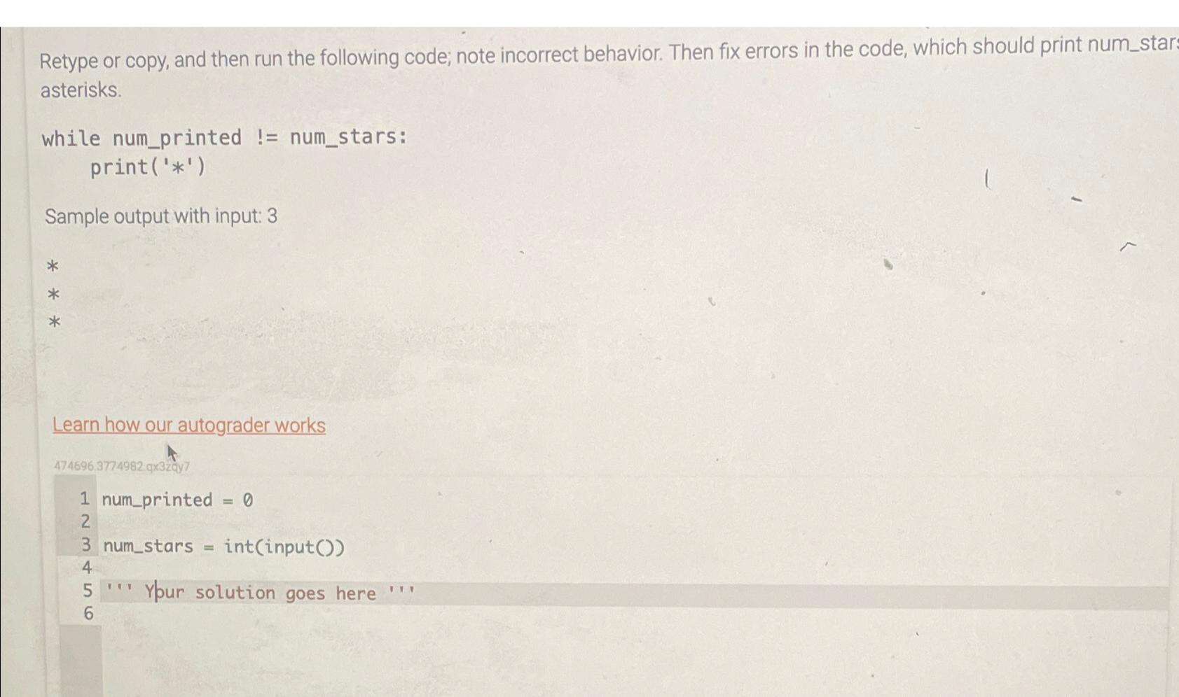 Solved Retype or copy, and then run the following code; note | Chegg.com