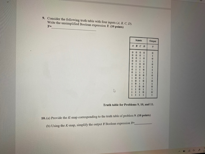 Solved 1. Write the Boolean expression for a 4-input AND | Chegg.com