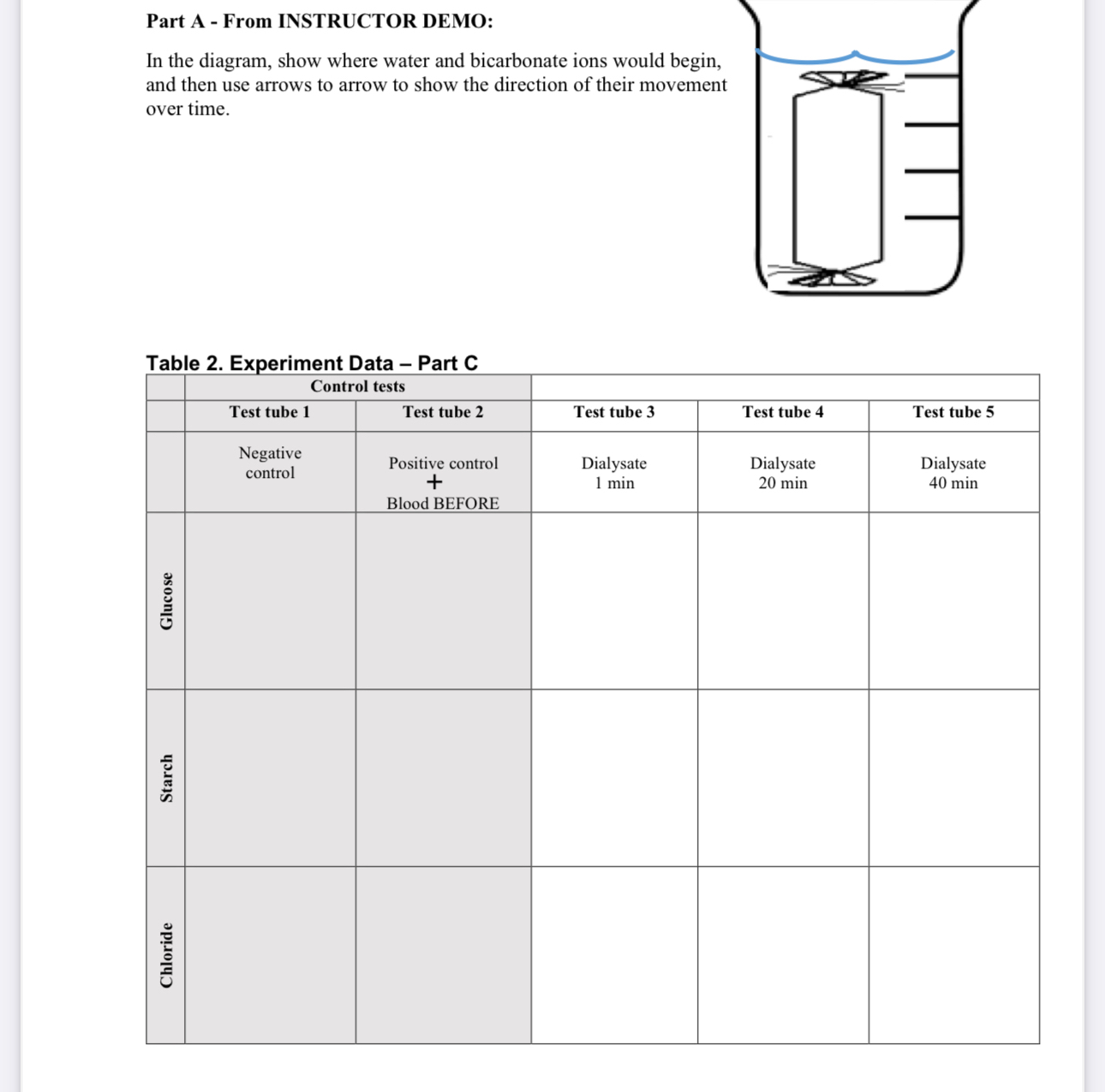 Solved Part A - ﻿From INSTRUCTOR DEMO:In the diagram, show | Chegg.com