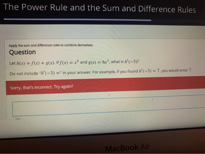 Solved Apply the sum and difference rules to combine | Chegg.com