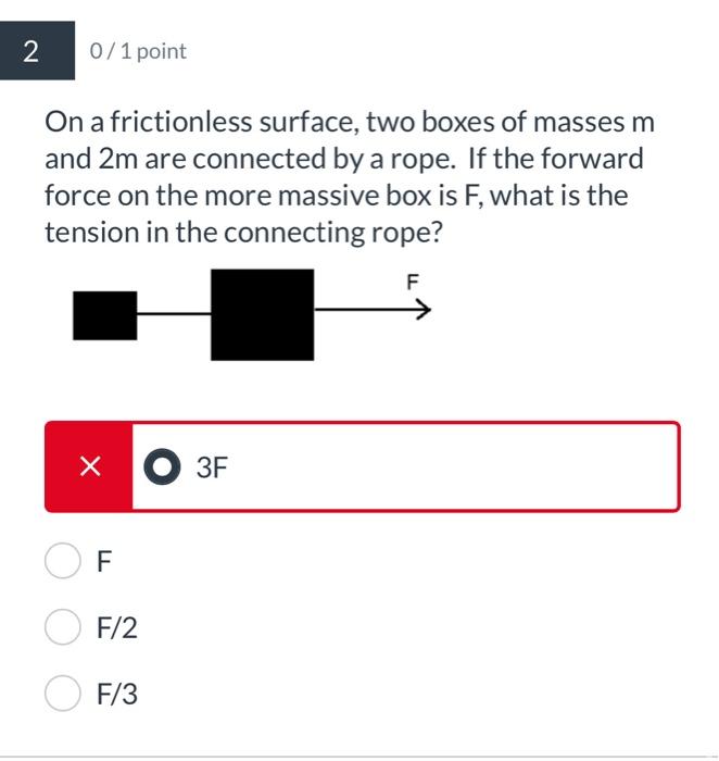 Solved On a frictionless surface, two boxes of masses m and | Chegg.com
