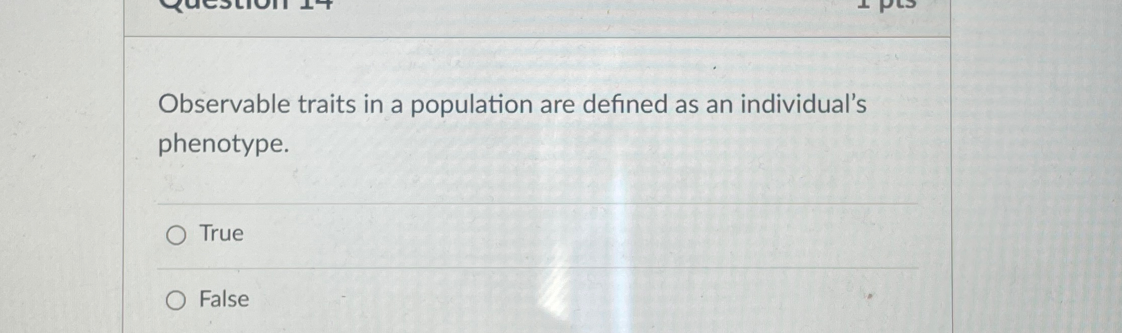 Solved Observable traits in a population are defined as an | Chegg.com