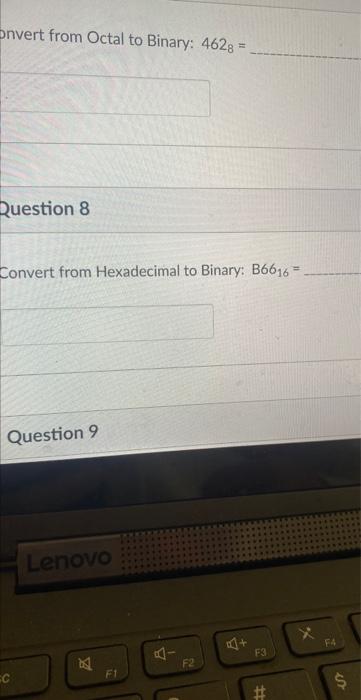 Solved onvert from Octal to Binary: 4628= Ruestion 8 Convert | Chegg.com Solved onvert from Octal to Binary: 4628= Ruestion 8 Convert | Chegg.com