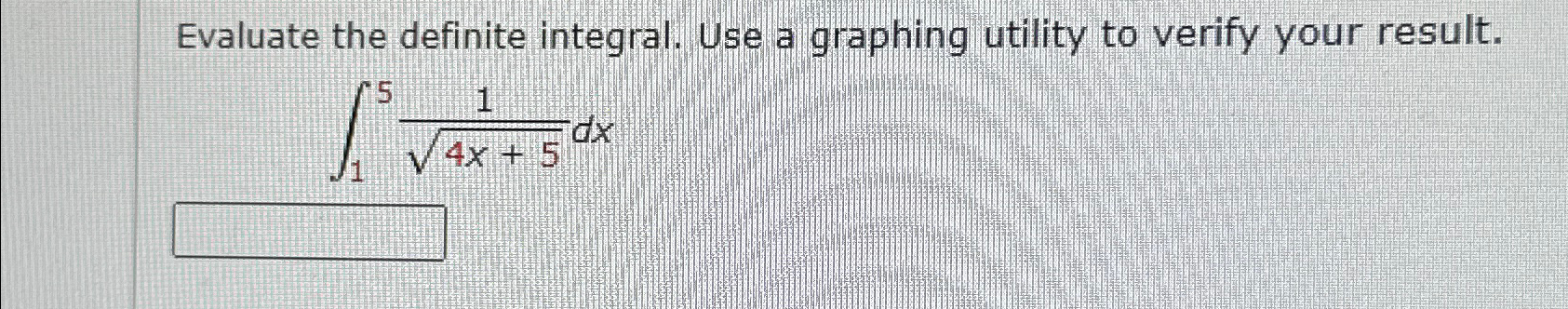 Solved Evaluate the definite integral. Use a graphing | Chegg.com