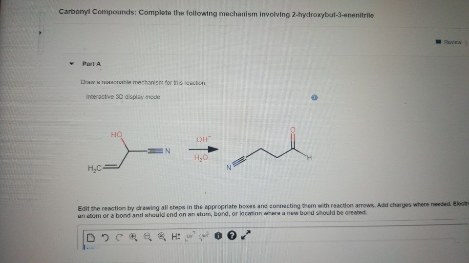 Solved Carbonyl Compounds: Complete the following mechanism | Chegg.com