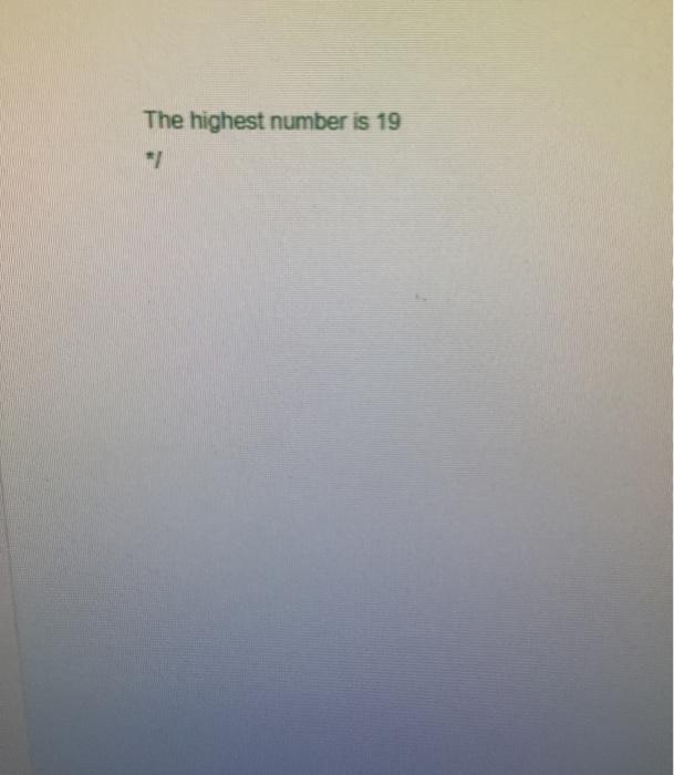 Solved Declare an array named numbers with a constant size | Chegg.com