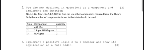 MUse the mux designed in question1 ﻿as a component | Chegg.com