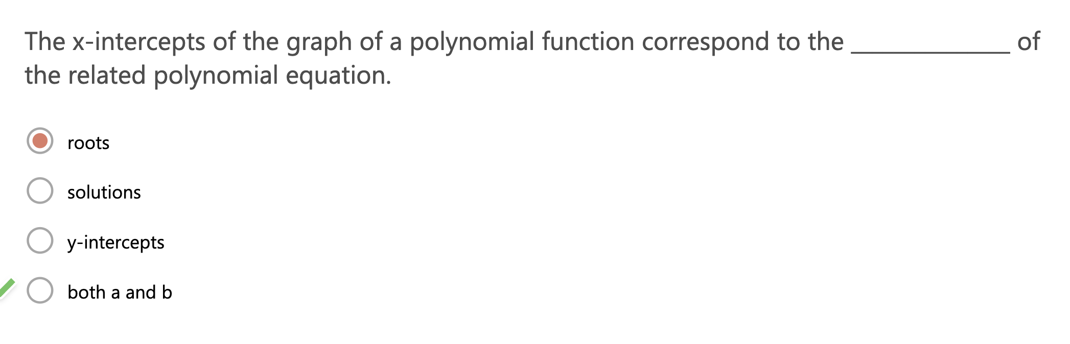 Solved The x-intercepts of the graph of a polynomial | Chegg.com