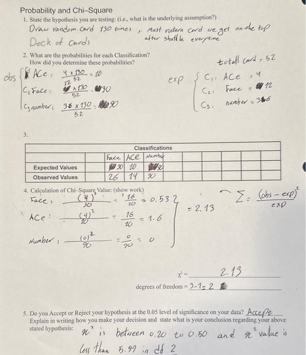 Solved Probability and Chi-Square 1. State the hypothesis | Chegg.com