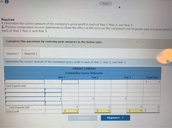 Solved ork 0 Exercise 5-12 Analysis of inventory errors LO | Chegg.com