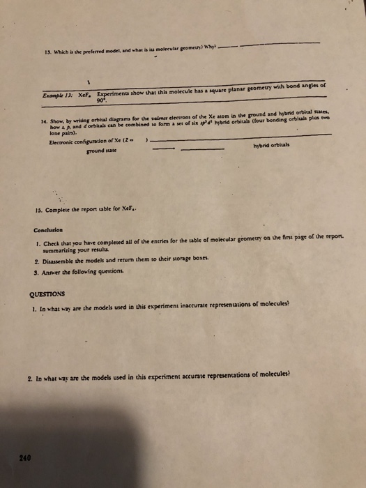 Solved 13. Which is the preferred model, and what is iu | Chegg.com
