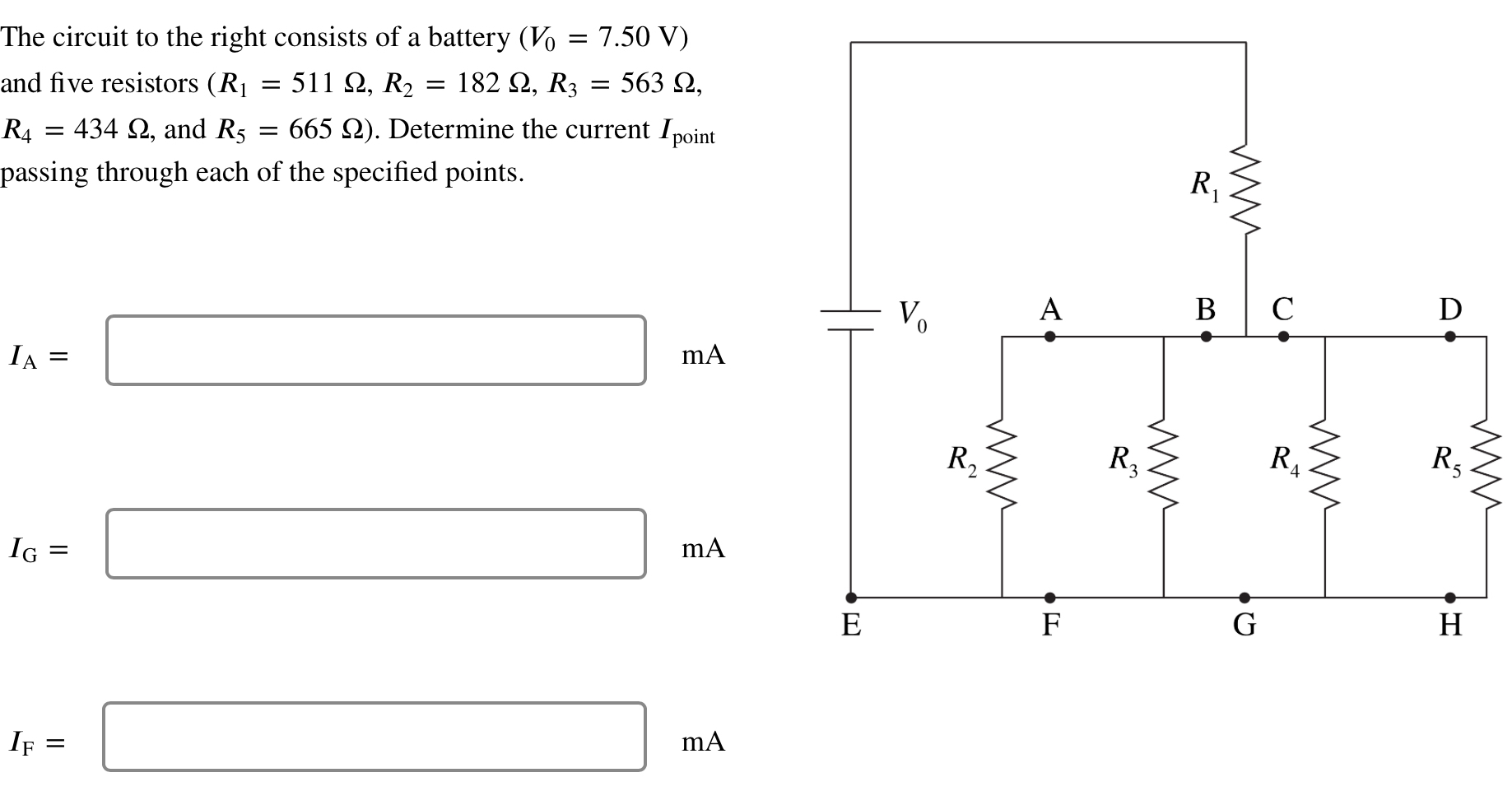 Solved The circuit to the right consists of a battery | Chegg.com