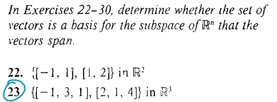 Solved In Exercises 22-30, ﻿determine whether the set of | Chegg.com