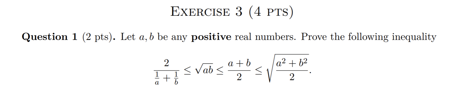Solved Exercise 3 4 ptsquestion 12pts let Ab be Any