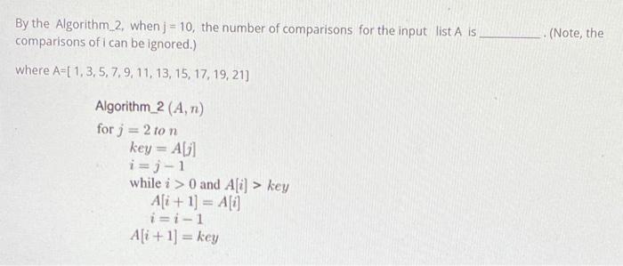 Solved algorithms - im not looking for a codded program, | Chegg.com