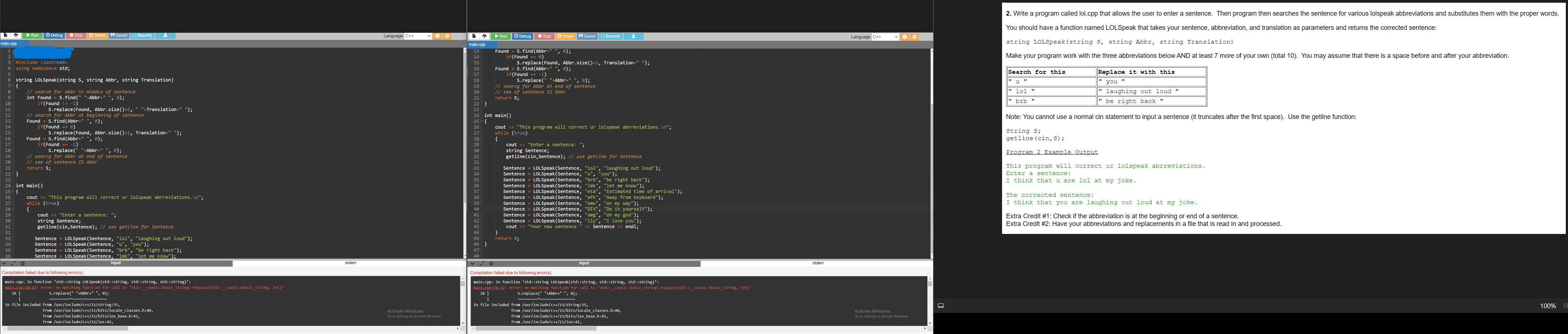 Can someone help me explain these codes? I have | Chegg.com