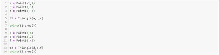 Solved In this problem, you are to create a Point class and | Chegg.com