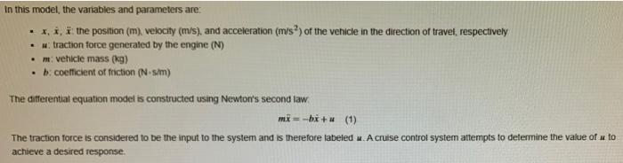 Solved In this part of the lab, you will solve for the | Chegg.com