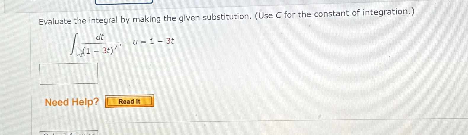 Solved Evaluate the integral by making the given | Chegg.com