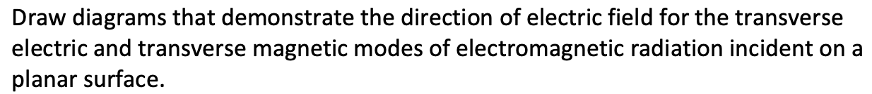 Solved Draw diagrams that demonstrate the direction of | Chegg.com