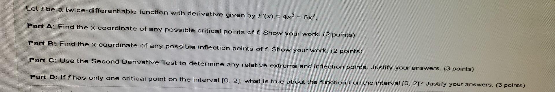 Solved The continuous function g, consisting of two line | Chegg.com