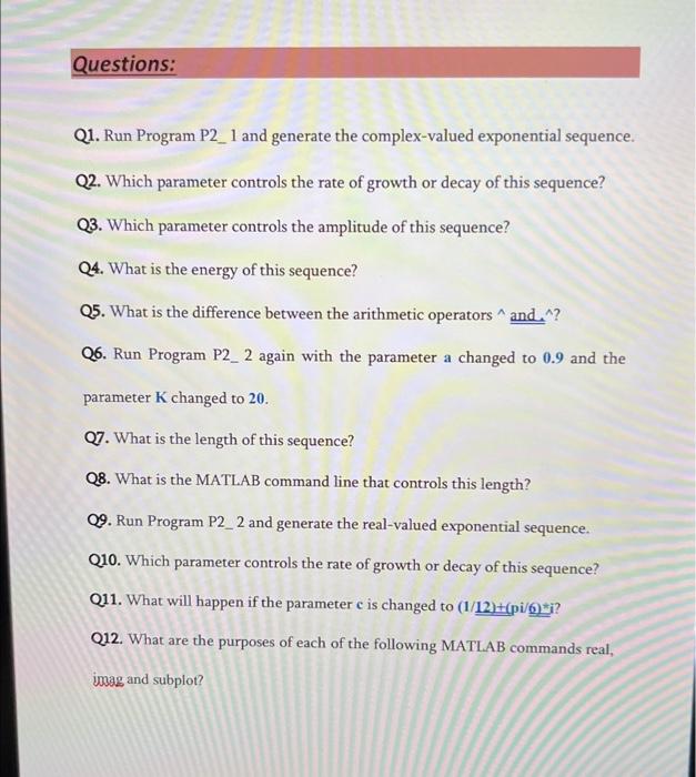 Solved Program P2 2 given below can be employed to generate | Chegg.com