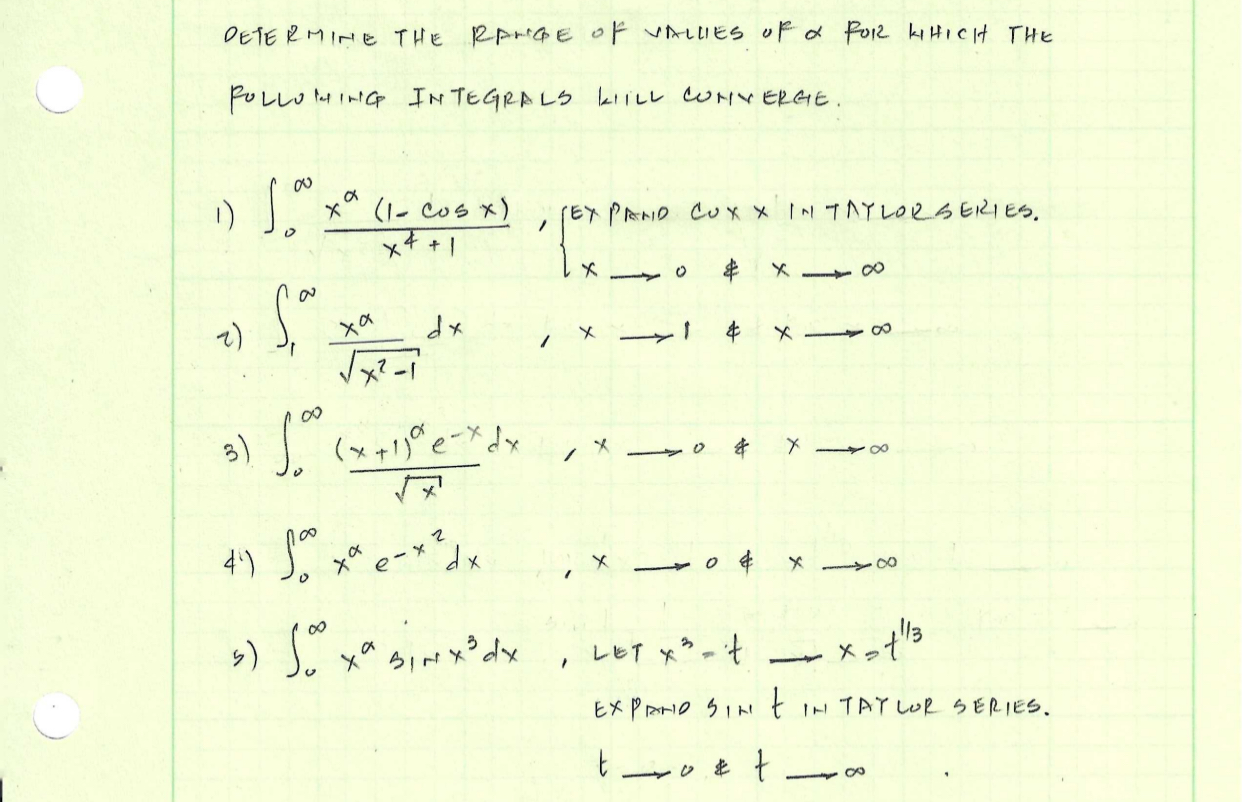 Solved DETERMINE THE RanGE of VALuES of α ﻿FOR whICH THE | Chegg.com