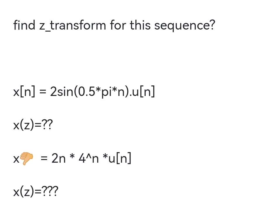 Solved find z_transform for this | Chegg.com
