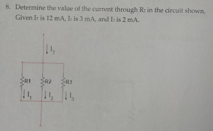 Solved Determine the value of the current through R2 ﻿in the | Chegg.com