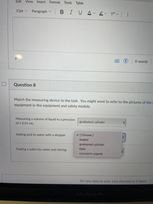 Solved Edit View Insert Format Tools Table 12pt Paragraph BI | Chegg.com
