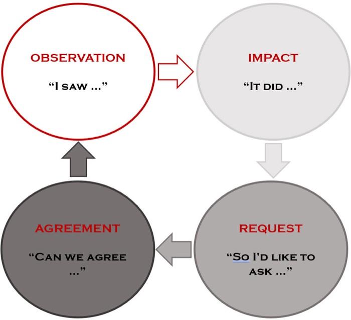 OBSERVATION IMPACT "I SAW ..." "IT DID ..." AGREEMENT | Chegg.com