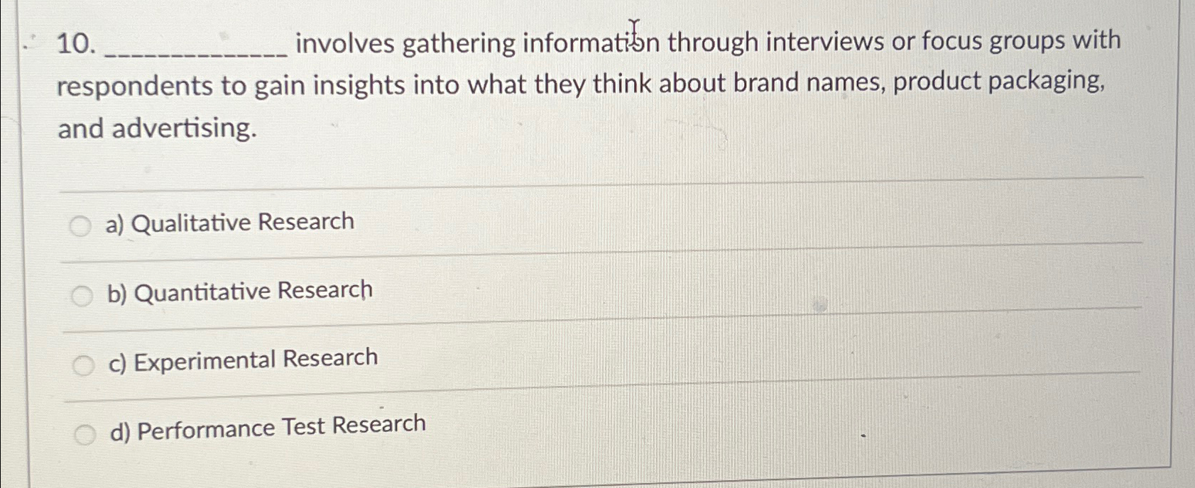 Solved involves gathering informatifon through interviews or | Chegg.com