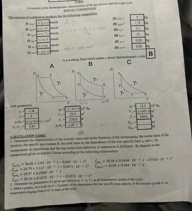solve calculation task 1 only. I tried to calculte | Chegg.com
