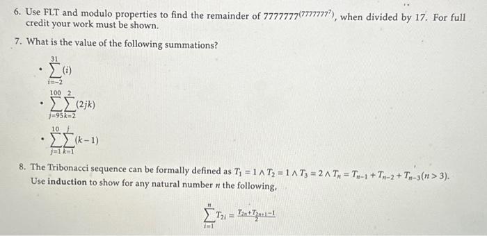 Solved Discrete MathematicsOn question 8 in the top of the | Chegg.com