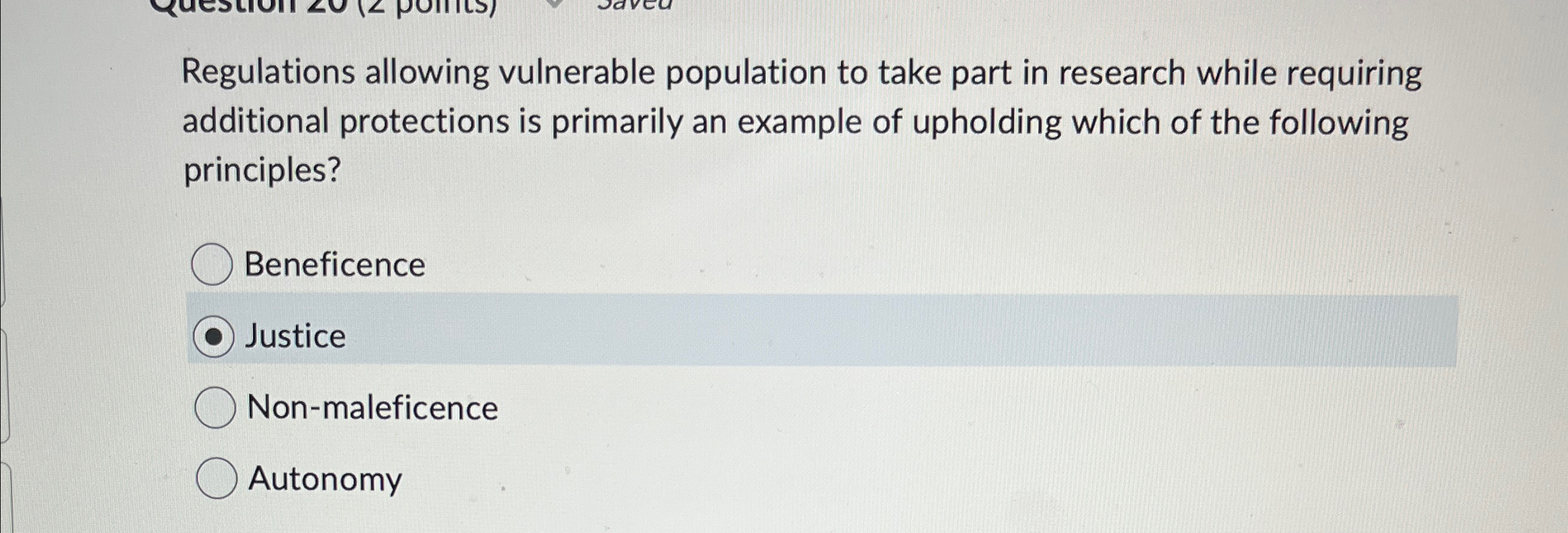 Solved Regulations allowing vulnerable population to take | Chegg.com